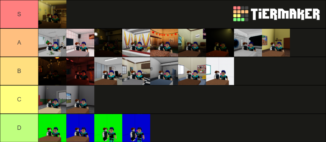 Beat up simulator (background) Tier List (Community Rankings) - TierMaker