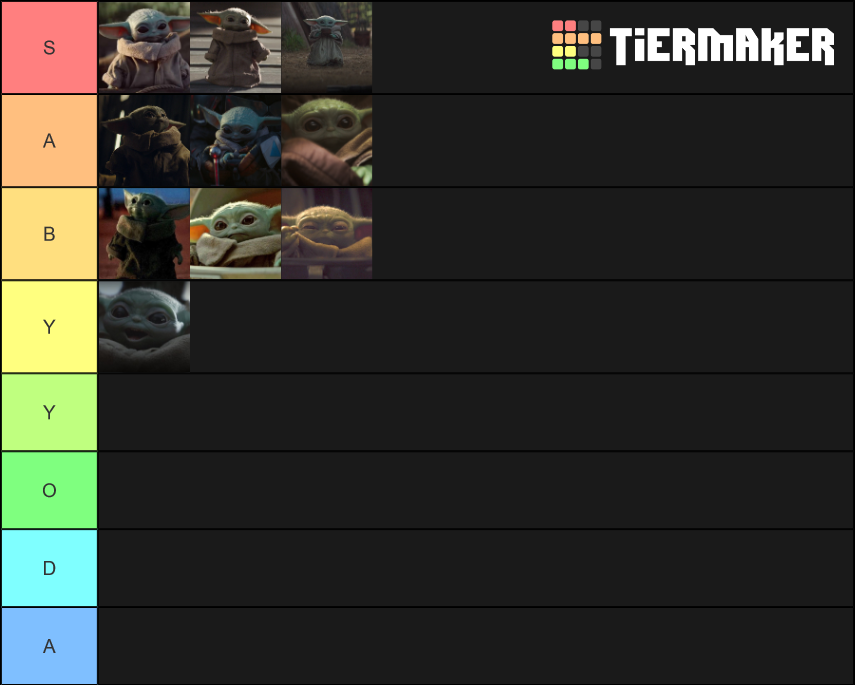 Best Baby Yoda Tier List (Community Rankings) - TierMaker