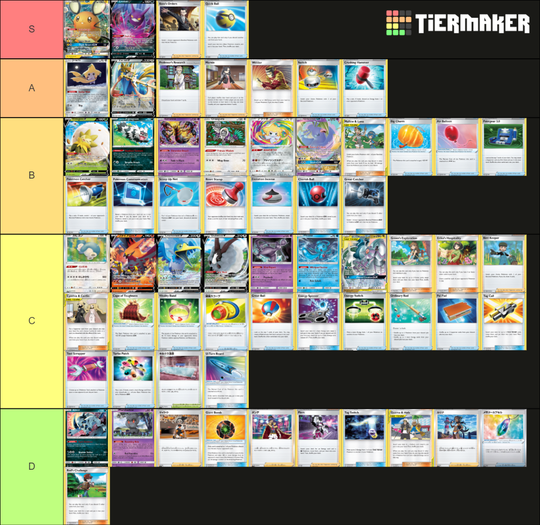 Pokémon TCG Staples in 2020 Tier List (Community Rankings) - TierMaker