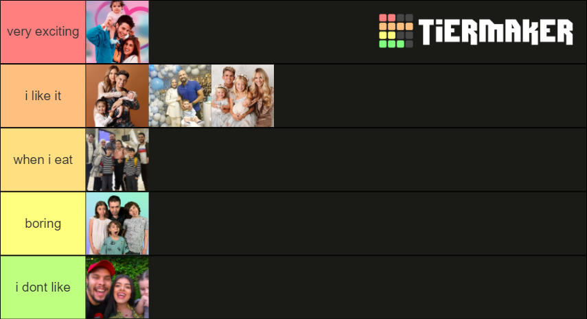 best family channel Tier List (Community Rankings) - TierMaker