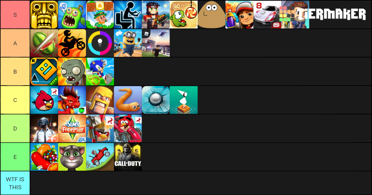 Best games app evah Tier List (Community Rankings) - TierMaker