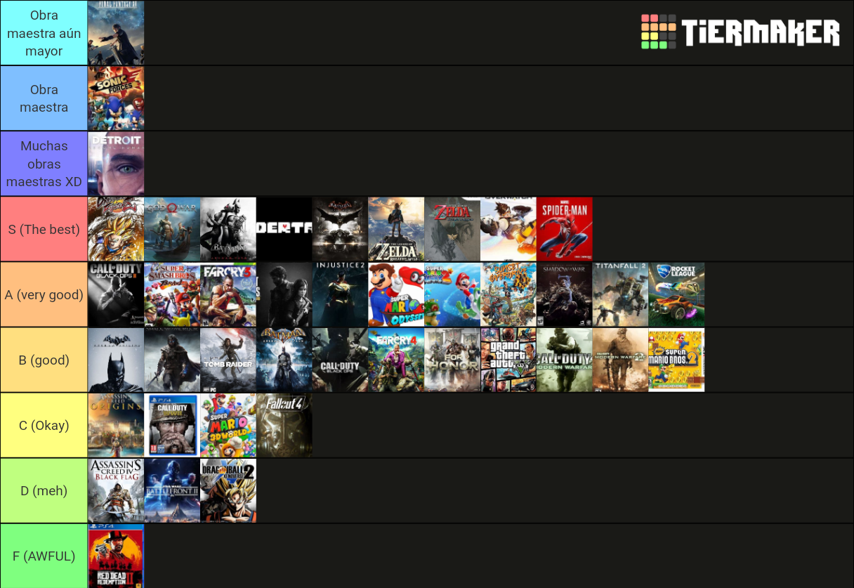best games of all time Tier List (Community Rankings) - TierMaker