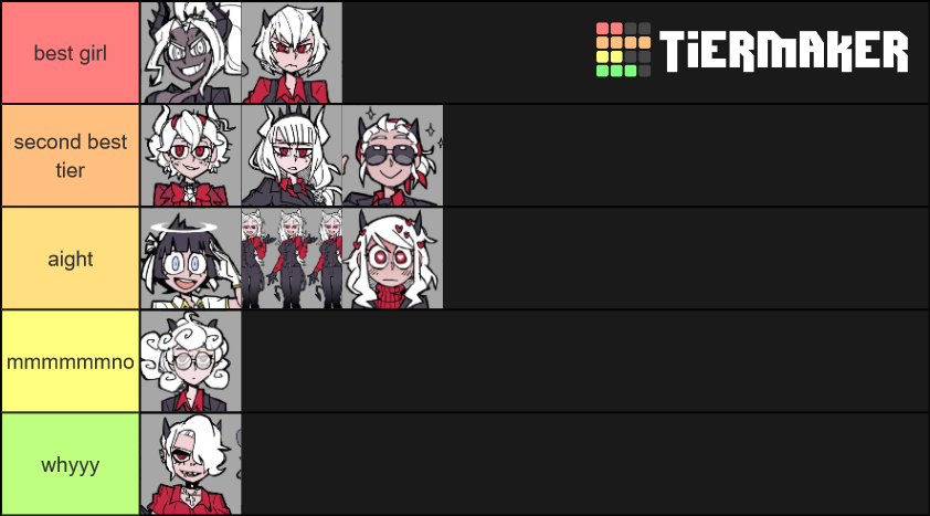 best girl of helltaker Tier List (Community Rankings) - TierMaker