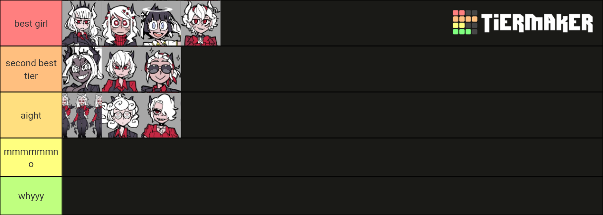 best girl of helltaker Tier List (Community Rankings) - TierMaker