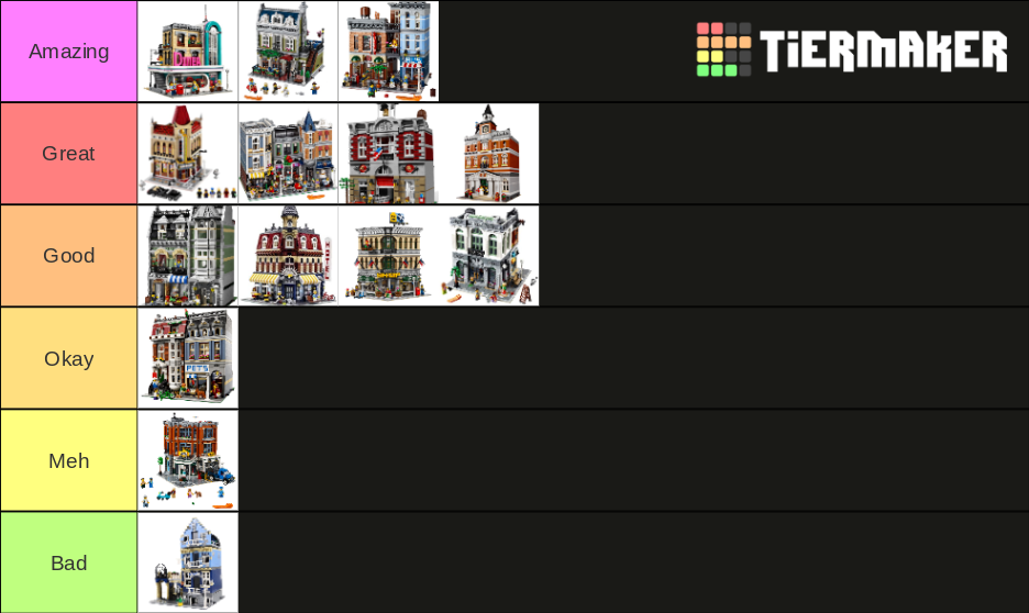 Best Lego Modulars Tier List (Community Rankings) - TierMaker