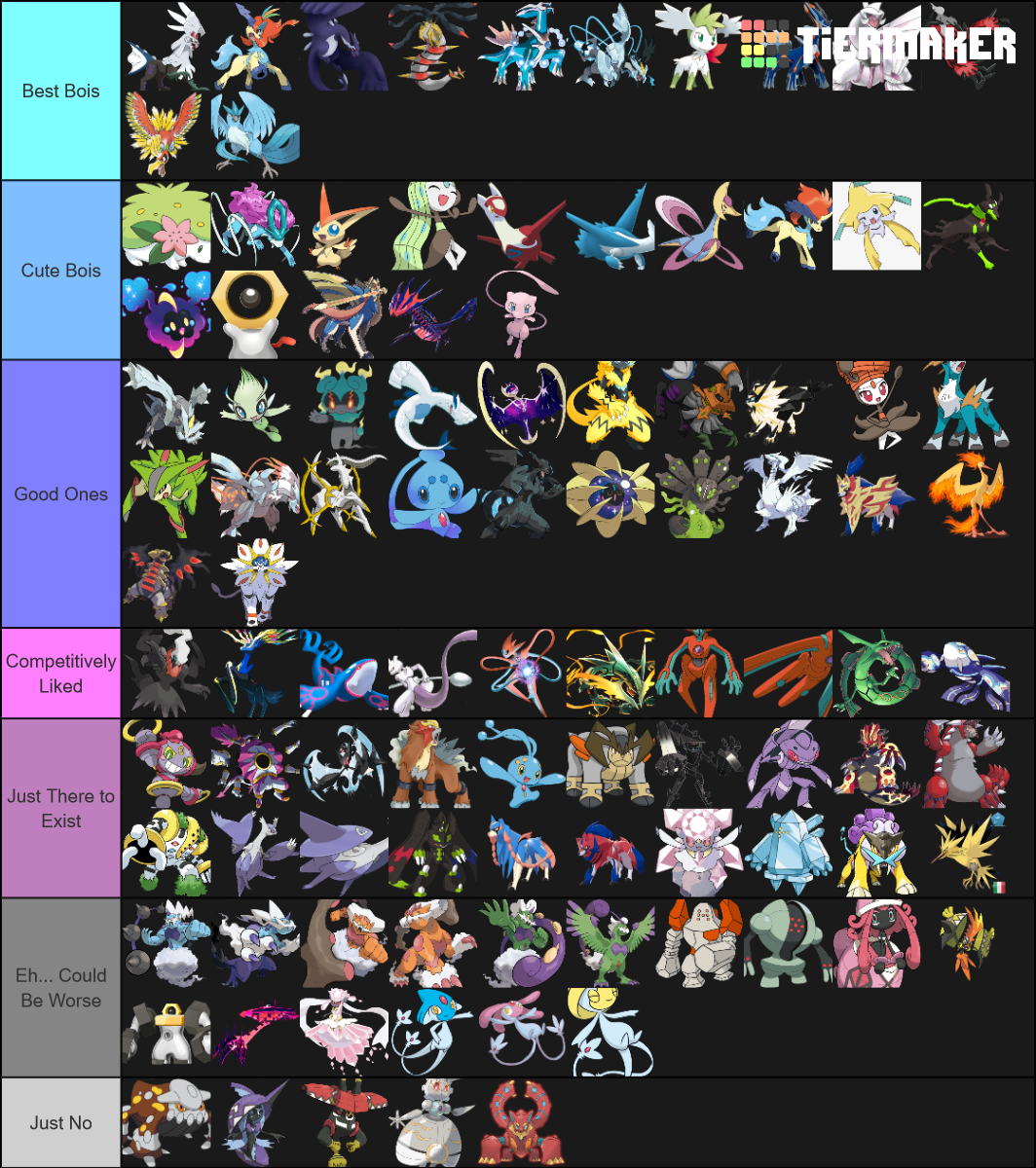 Best of: Legendaries Tier List (Community Rankings) - TierMaker