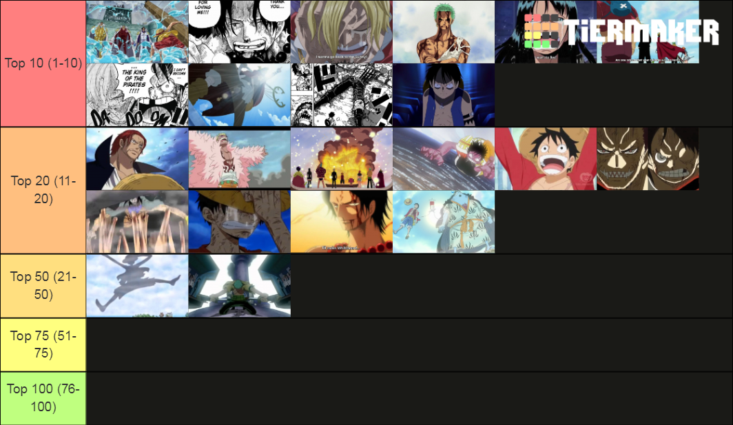 Best One Piece Scenes Tier List (Community Rankings) - TierMaker