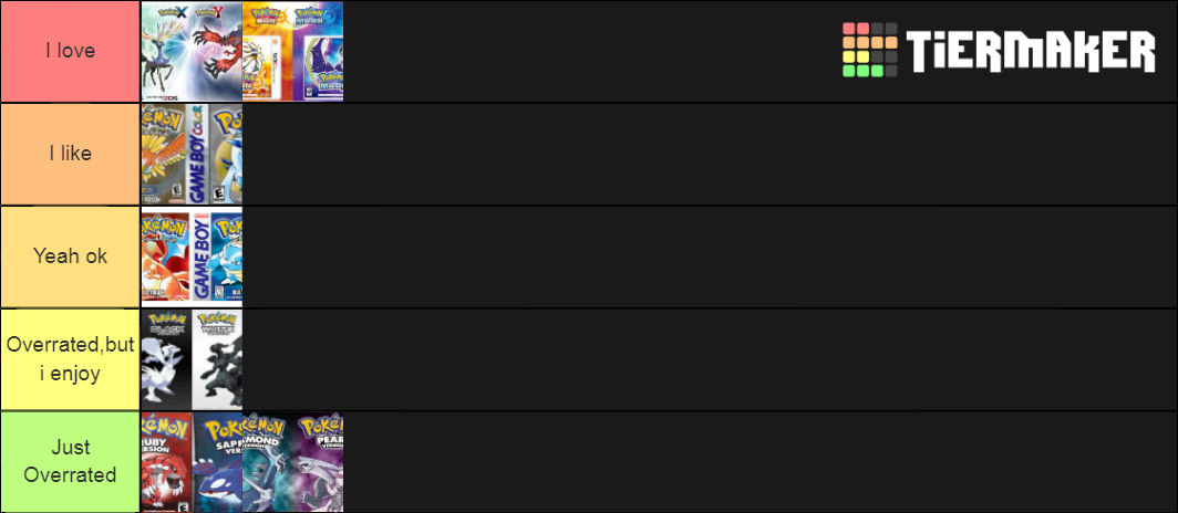 Best Pokemon Generation Tier List (Community Rankings) - TierMaker