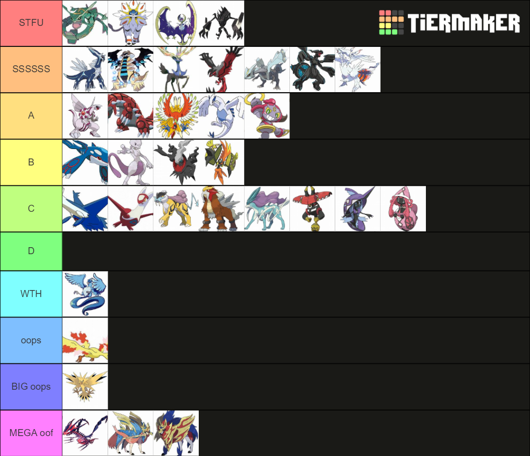 Best Pokemon Legends Tier List (Community Rankings) - TierMaker