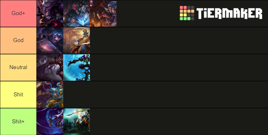 Best Skin Shaco (Appearance) Tier List (Community Rankings) - TierMaker