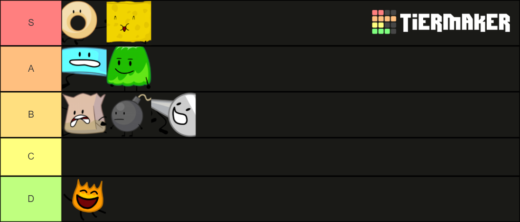 BFB (Team Ice Cube) Tier List (Community Rankings) - TierMaker