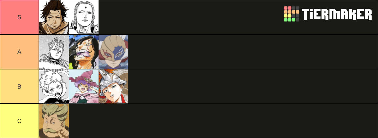 Black Clover Magic Knight Captains Tier List (Community Rankings ...