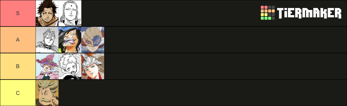 Black Clover Magic Knight Captains Tier List (Community Rankings ...