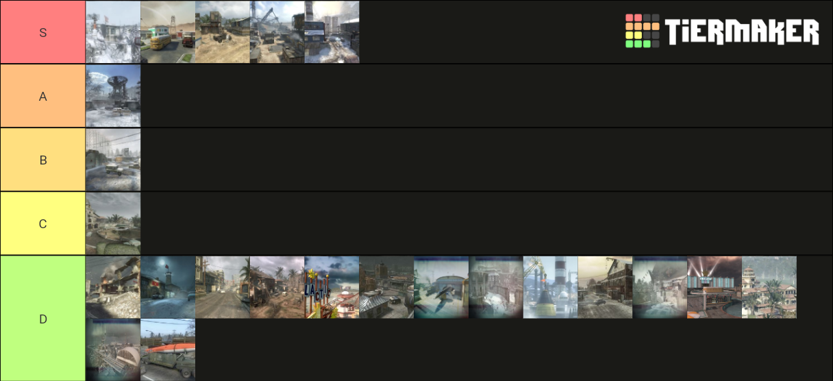 Black Ops 1 Multiplayer Maps Tier List (Community Rankings) - TierMaker