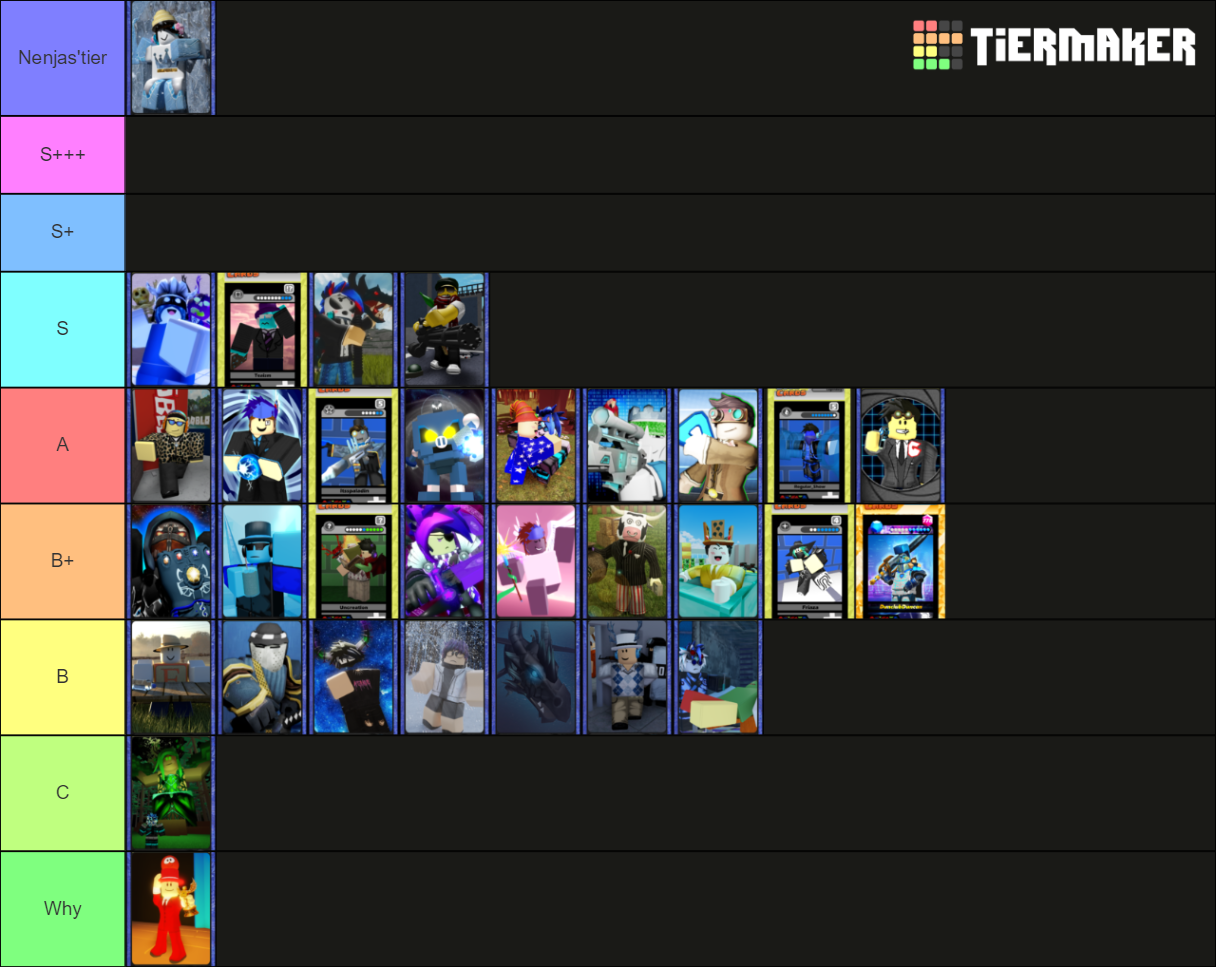 Blox cards blue legend Tier List (Community Rankings) - TierMaker