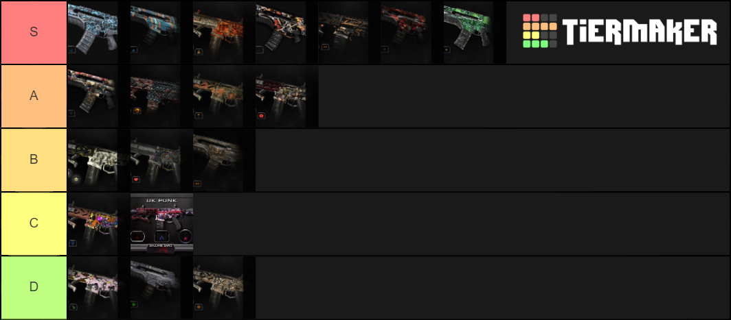 BO2 DLC Camos Tier List (Community Rankings) - TierMaker