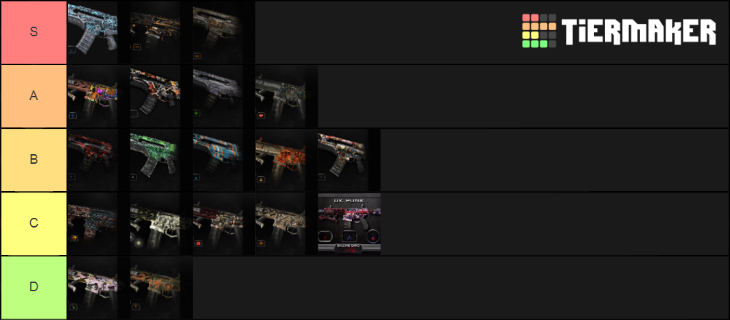 BO2 DLC Camos Tier List (Community Rankings) - TierMaker