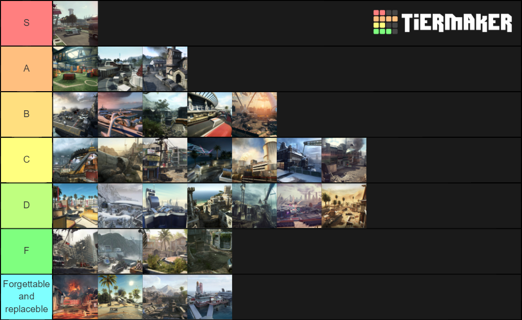 BO2 Maps Tier List (Community Rankings) - TierMaker
