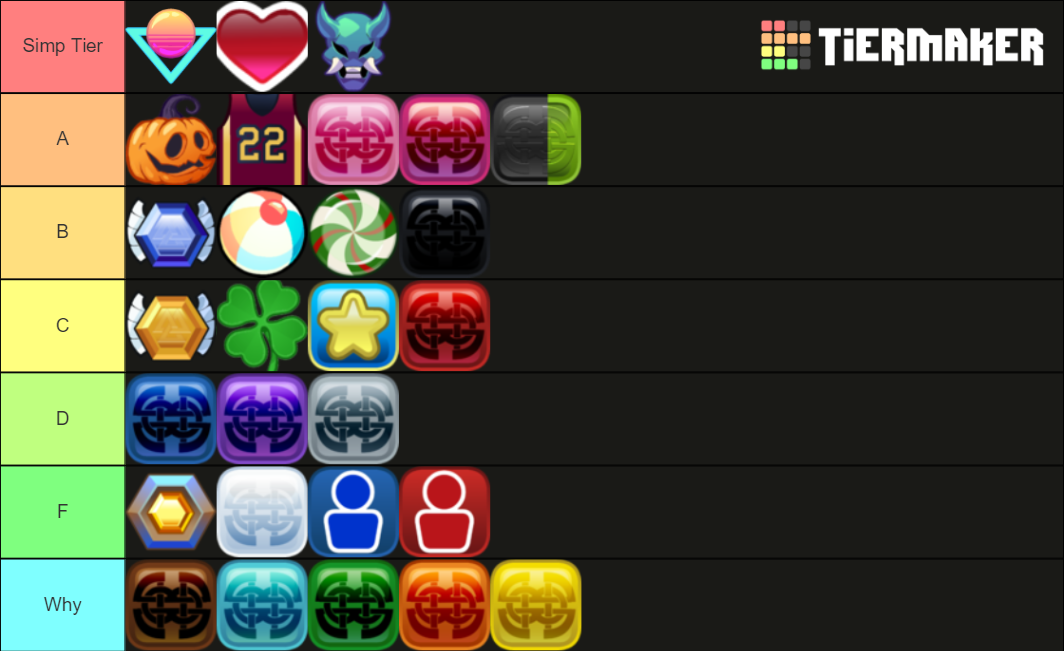 Brawlhalla Colors Tier List (Community Rankings) - TierMaker