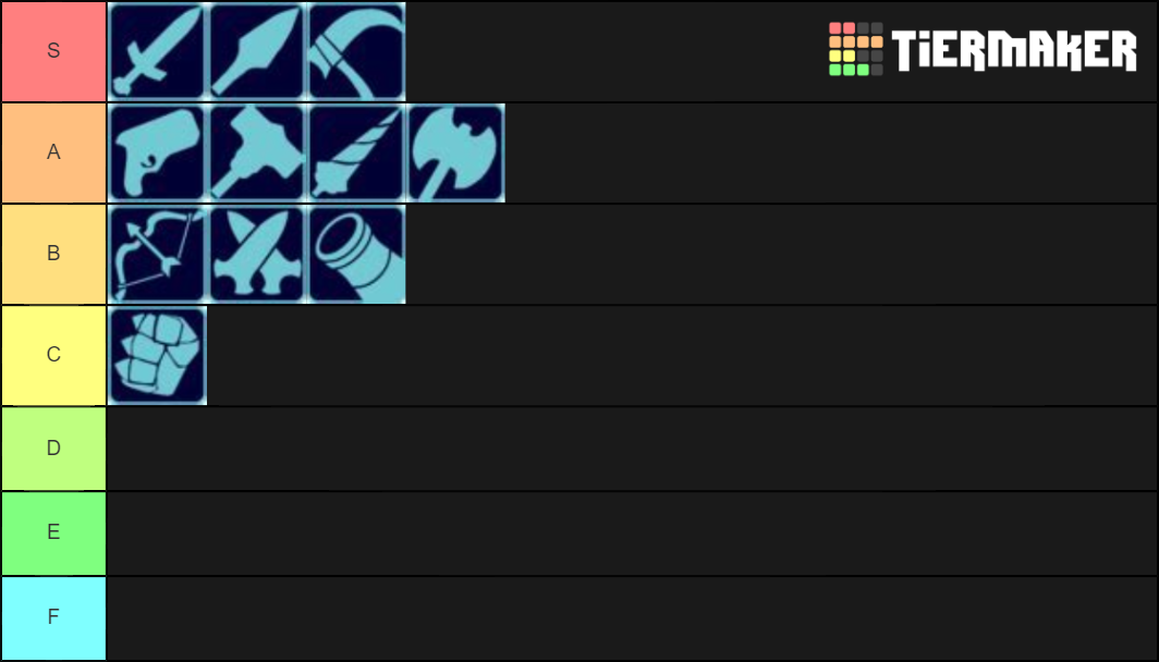 Brawlhalla Weapon Tierlist Tier List (Community Rankings) - TierMaker