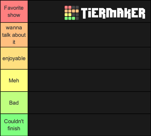 Brayden super good anime Tier List (Community Rankings) - TierMaker