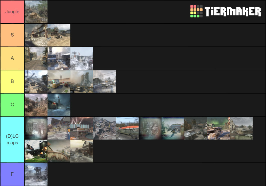 Call of Duty Black Ops MP maps Tier List (Community Rankings) - TierMaker