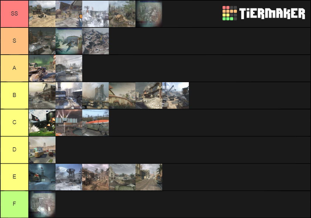 Call of Duty Black Ops MP maps Tier List (Community Rankings) - TierMaker