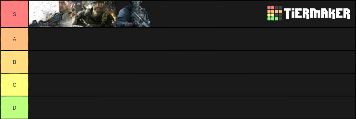 Call of Duty Characters (Good) Tier List (Community Rankings) - TierMaker