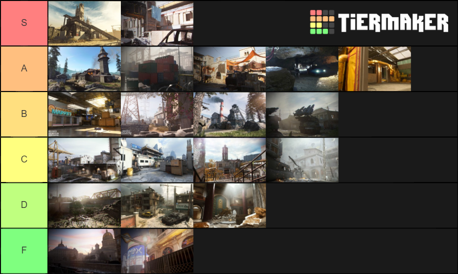 Call Of Duty MW Maps (As of season 3) Tier List (Community Rankings ...