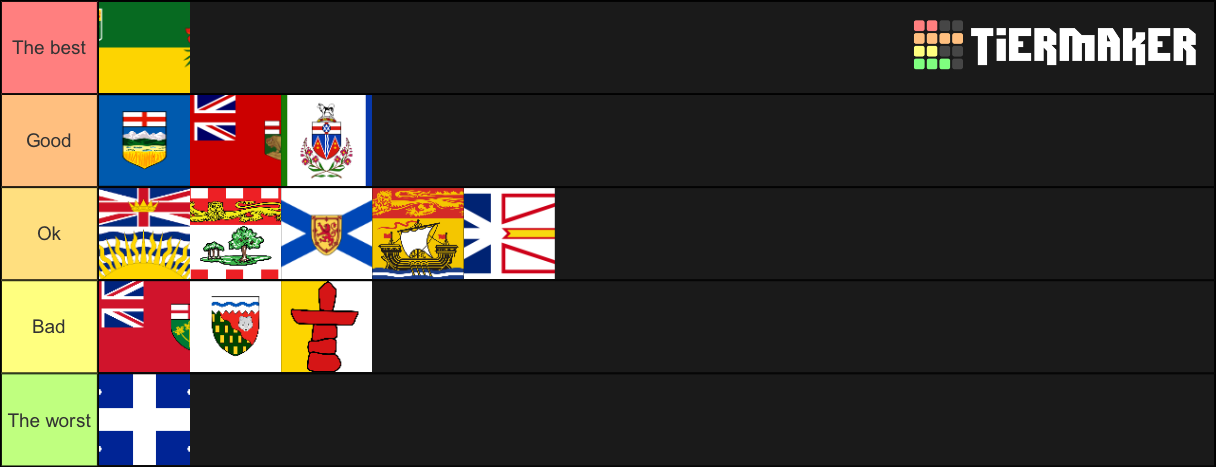 Canadian Provinces Tier List (Community Rankings) - TierMaker
