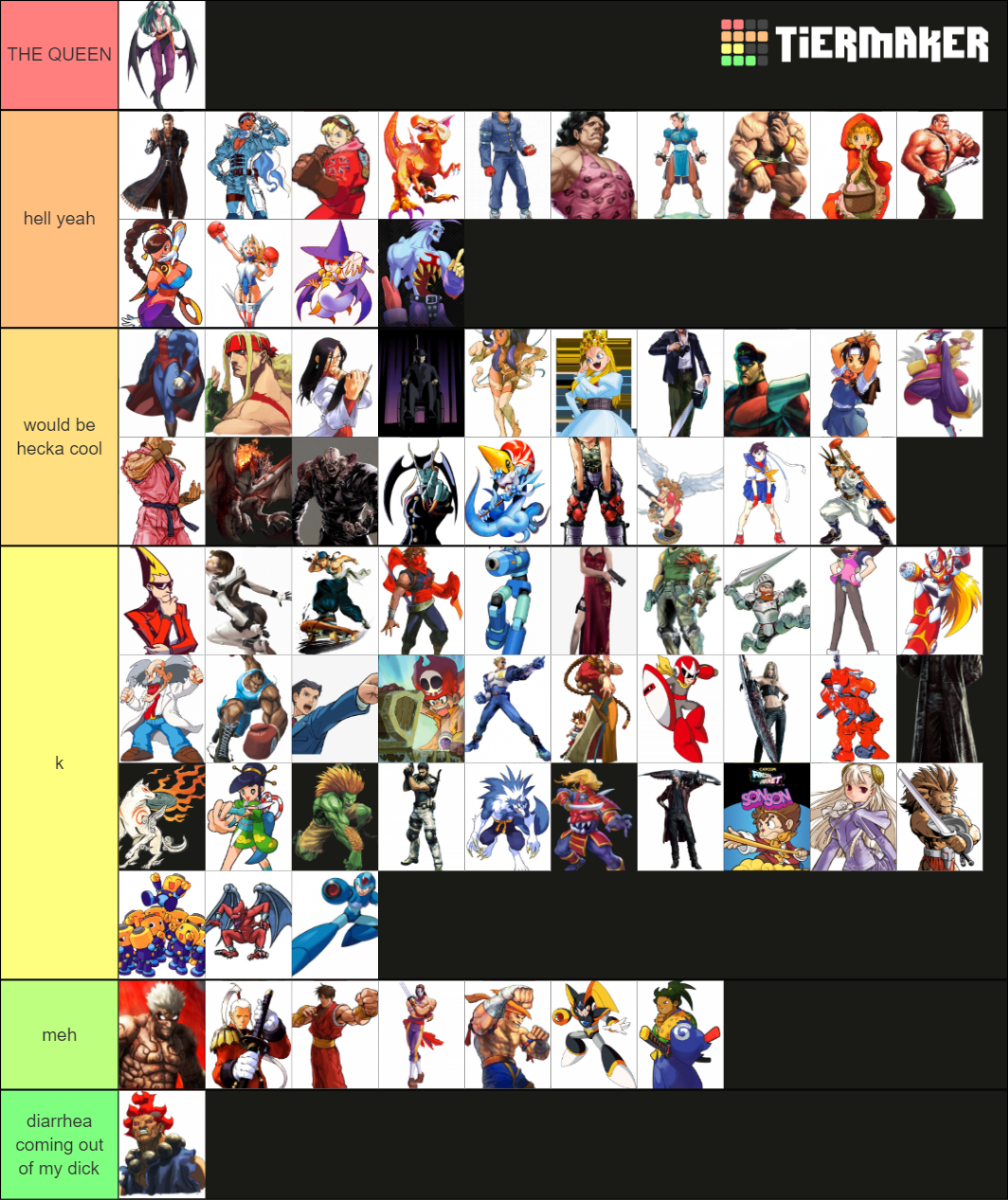 Capcom Only Wishlist for Smash Bros. Tier List (Community Rankings ...