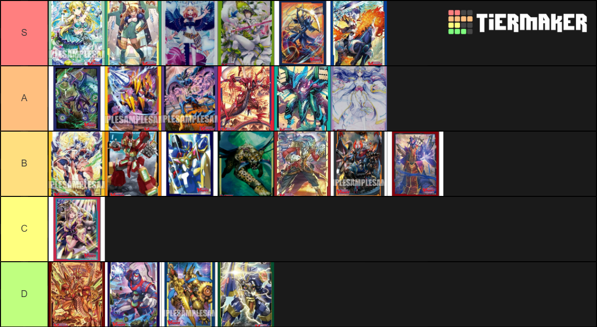 Cardfight Vanguard Standard Tier List Community Rankings TierMaker Cardfight Vanguard Standard Tier List Community Rankings TierMaker