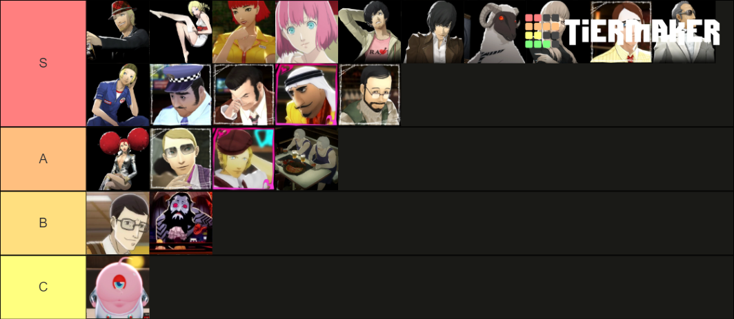 Catherine Full Body Characters Tier List (Community Rankings) - TierMaker