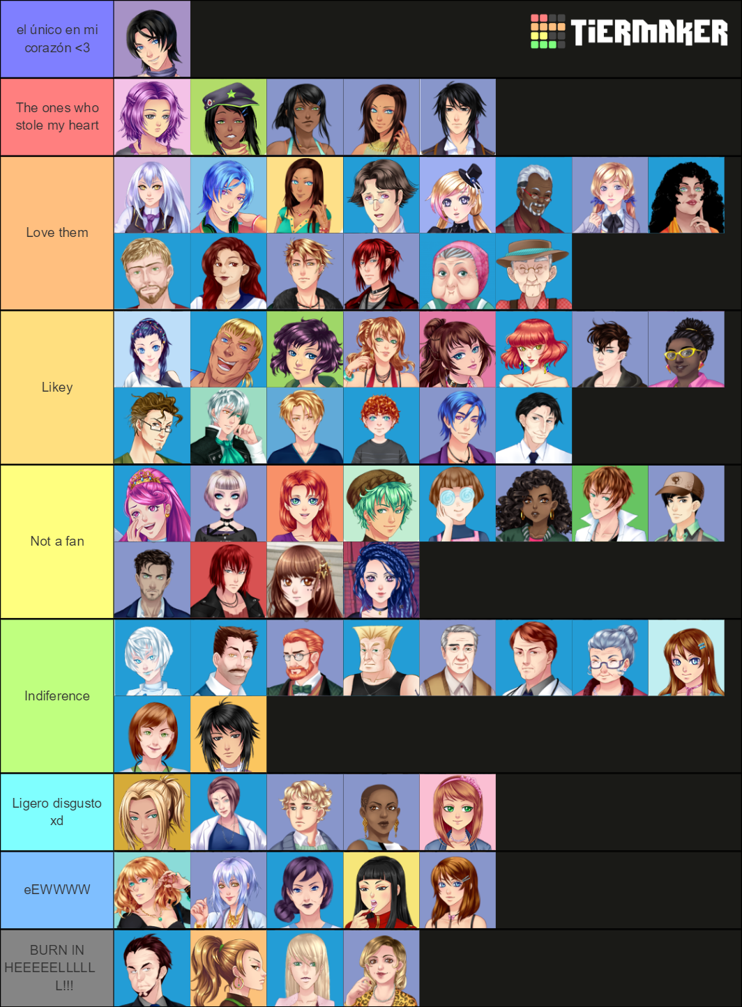 CDM CHARACTERS Tier List (Community Rankings) - TierMaker