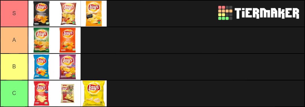 Chips Lays Tier List (Community Rankings) - TierMaker
