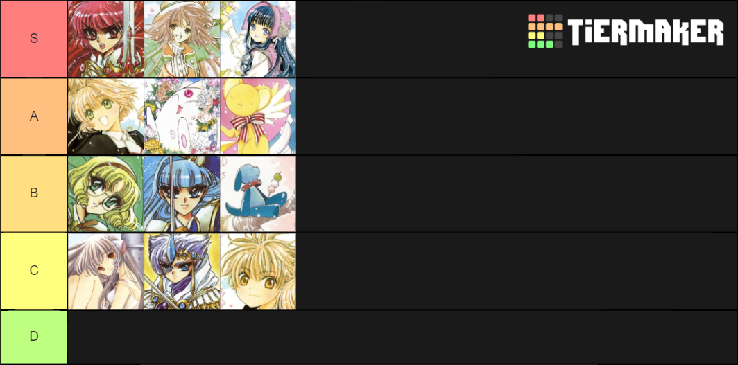 Clamp characters Tier List (Community Rankings) - TierMaker
