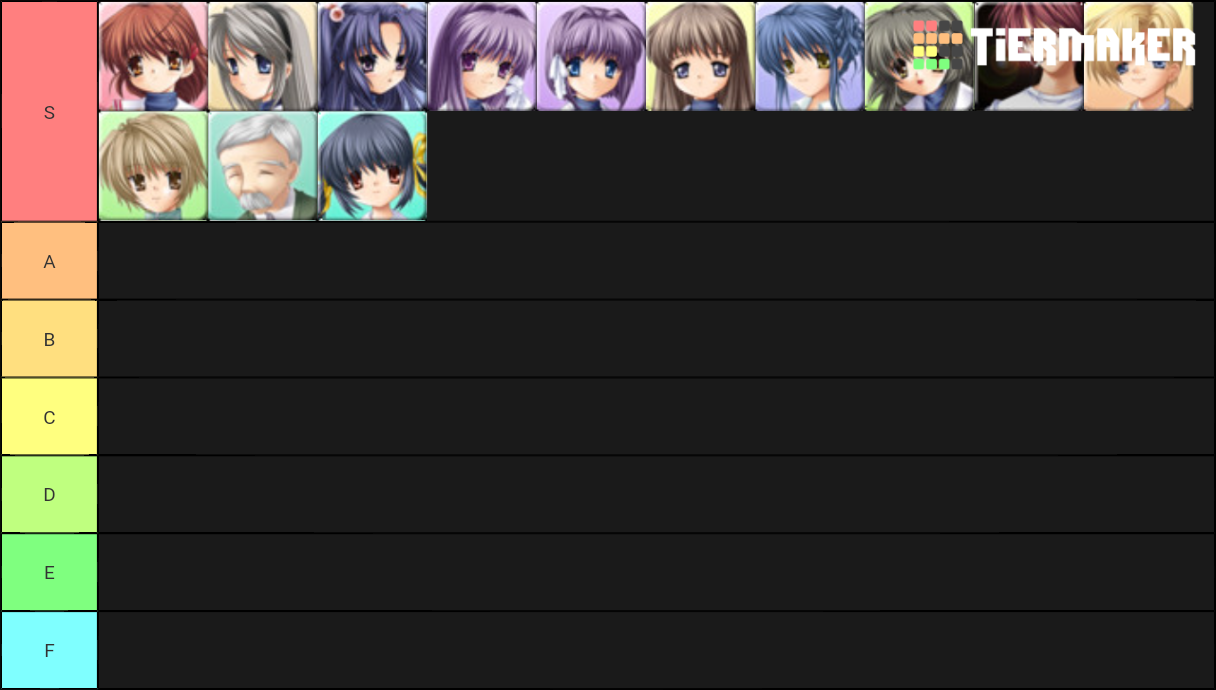 Clannad Routes Tier List (Community Rankings) - TierMaker