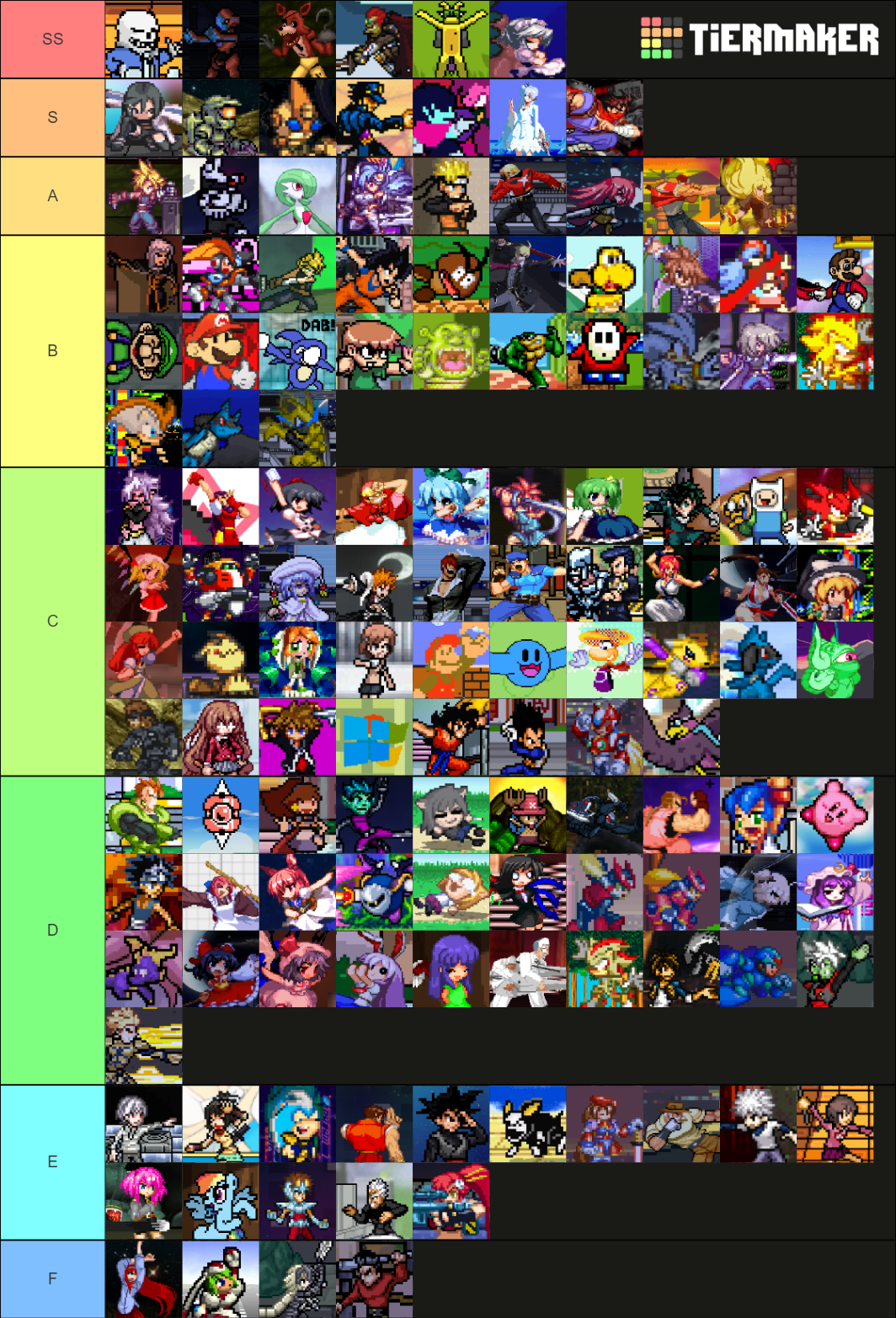 CMC+ V. 5 Tier List (Community Rankings) - TierMaker
