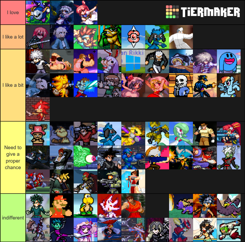 CMC+ v3 maker Tier List (Community Rankings) - TierMaker
