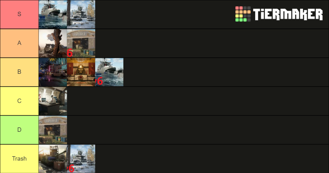COD COLD WAR MAPS Tier List (Community Rankings) - TierMaker