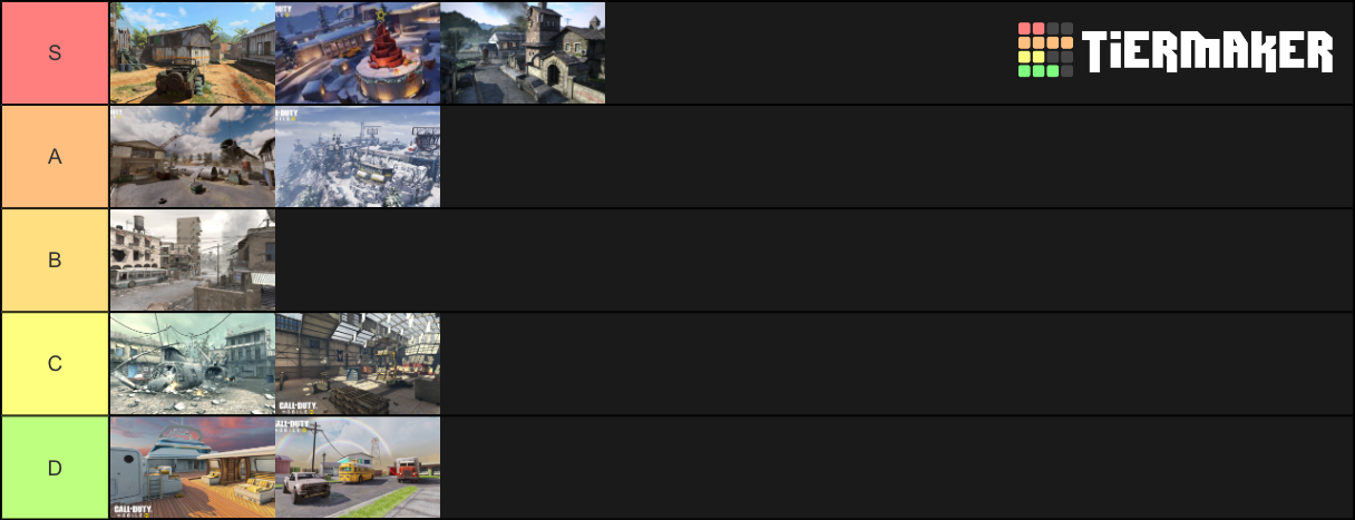 COD: Mobile Map Tier List (Community Rankings) - TierMaker