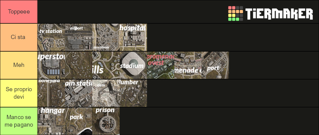 Cod Warzone Map Tier List (Community Rankings) - TierMaker
