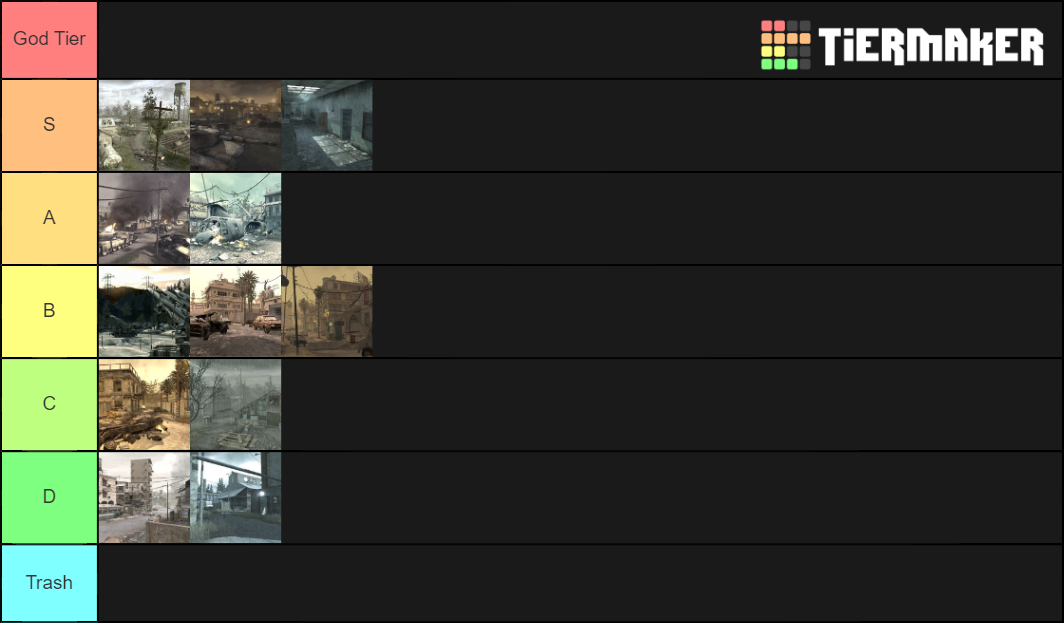 Cod4 maps Tier List (Community Rankings) - TierMaker