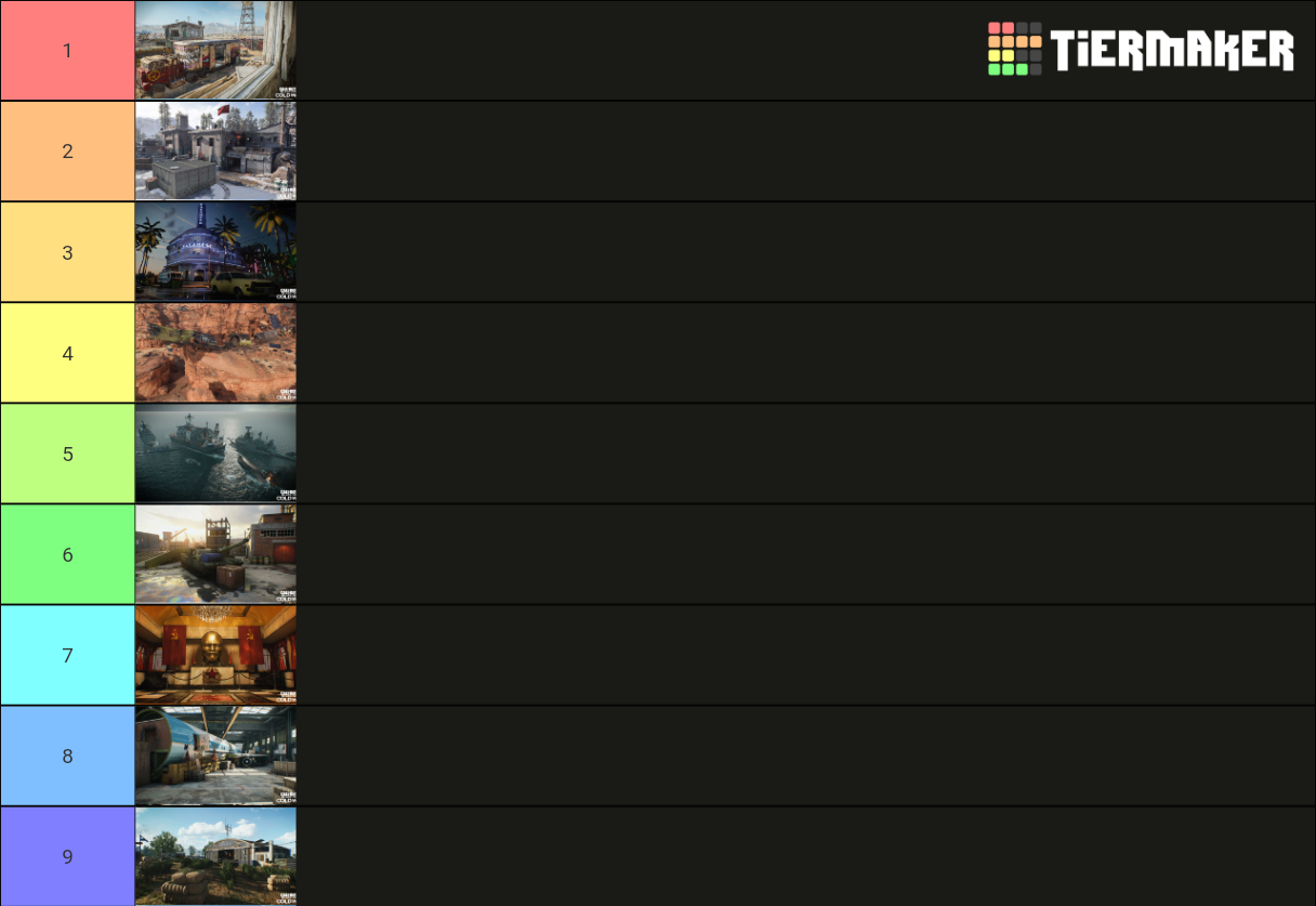 Cold War Maps Tier List (Community Rankings) - TierMaker