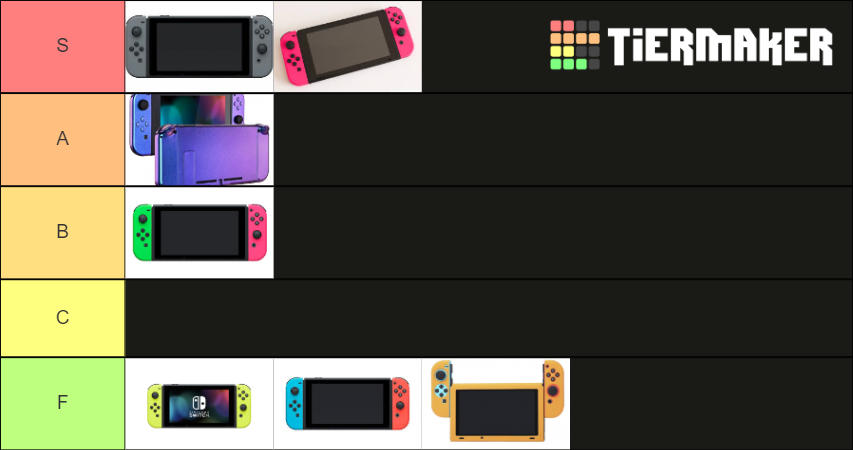 Color of Switch Tier List (Community Rankings) - TierMaker