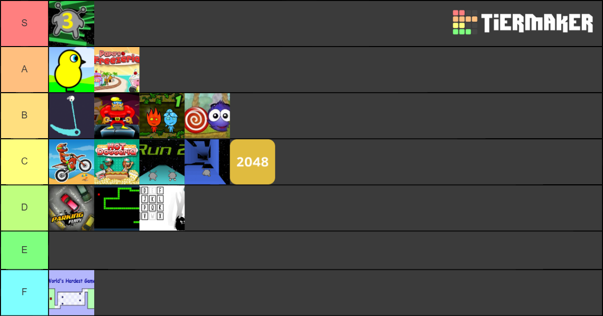 Coolmath Games Tier List (Community Rankings) - TierMaker