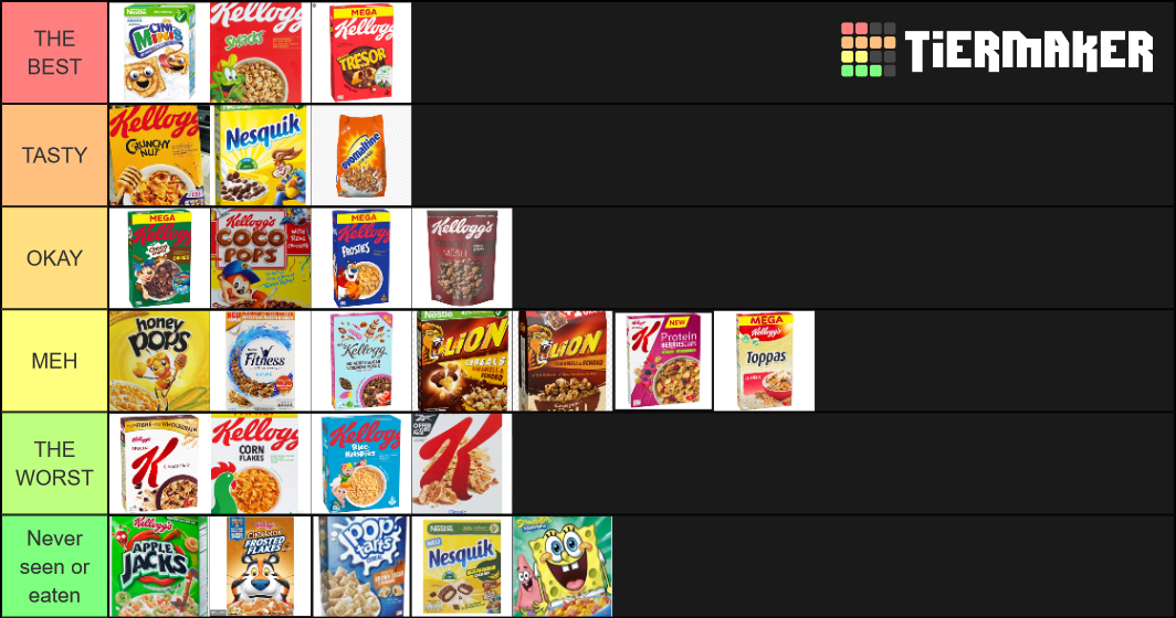 Cornflakes Switzerland Tier List (Community Rankings) - TierMaker