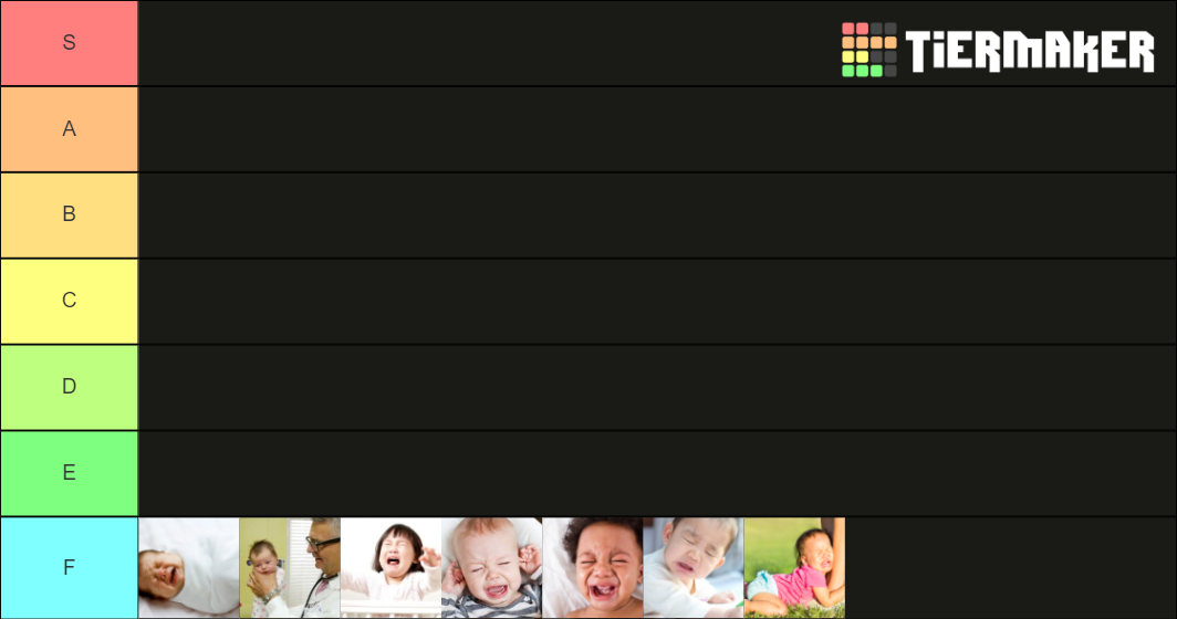 Crying Baby Tear List Tier List (Community Rankings) - TierMaker