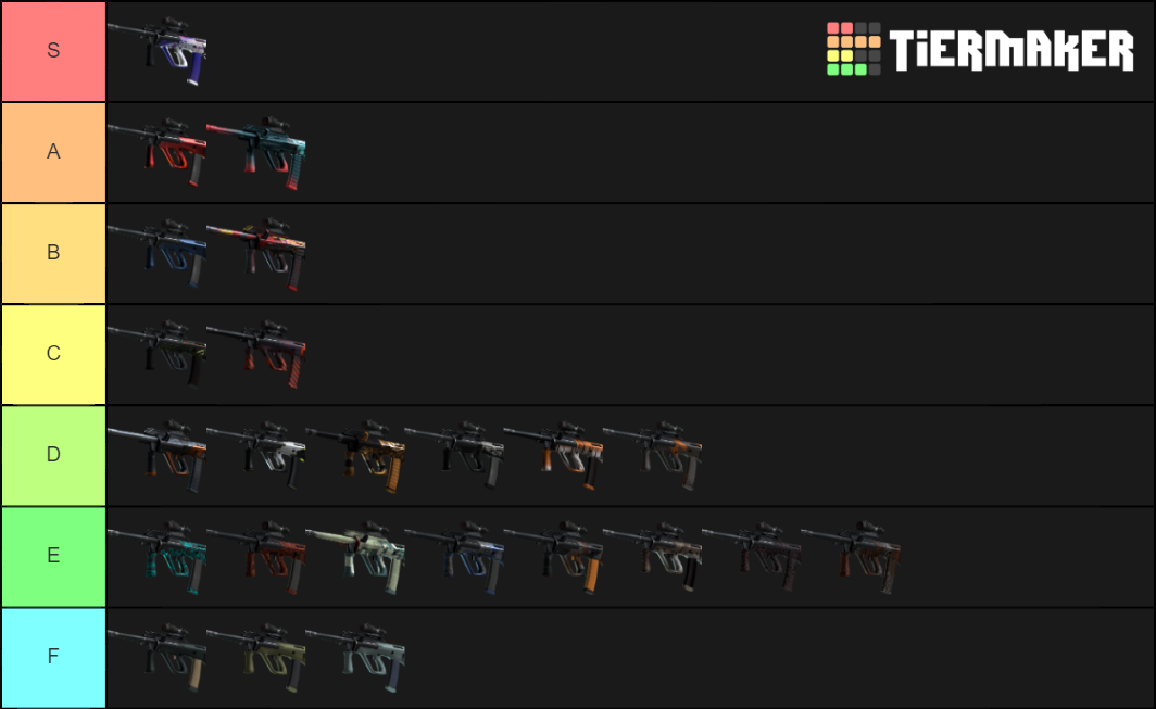 CSGO AUG Skins Tier List (Community Rankings) - TierMaker