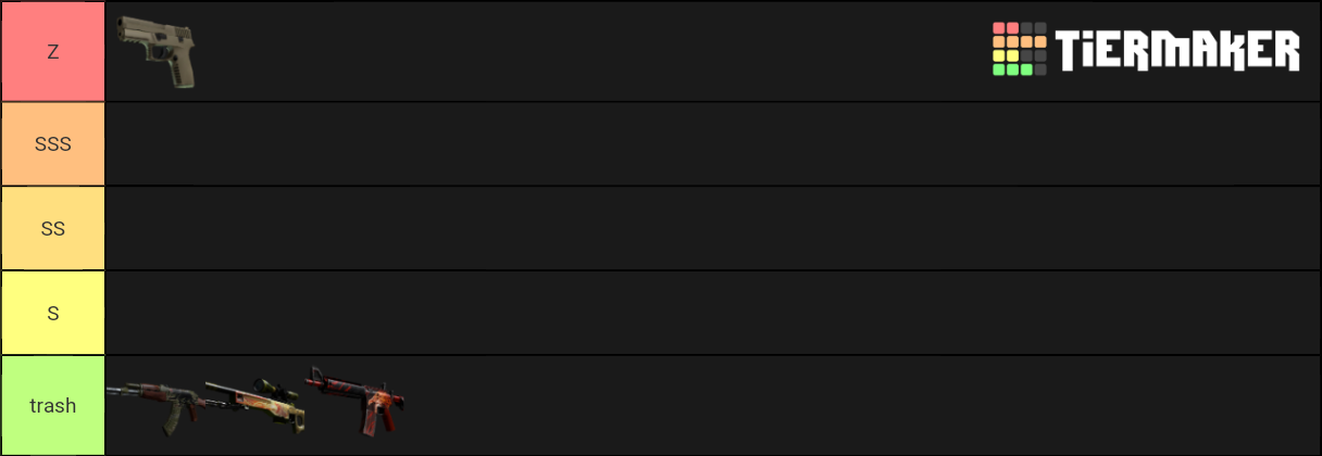 CSGO Best skins of all time Tier List (Community Rankings) - TierMaker